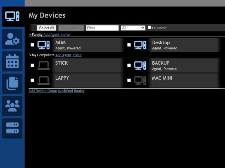 Add custom icons to MeshCentral (part 2 – night mode)